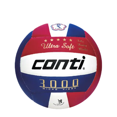 CONTI TOP-GRADE ULTRA-FINE FIBER COMPOSITE VOLLEYBALL NUMBER 5 RED ...
