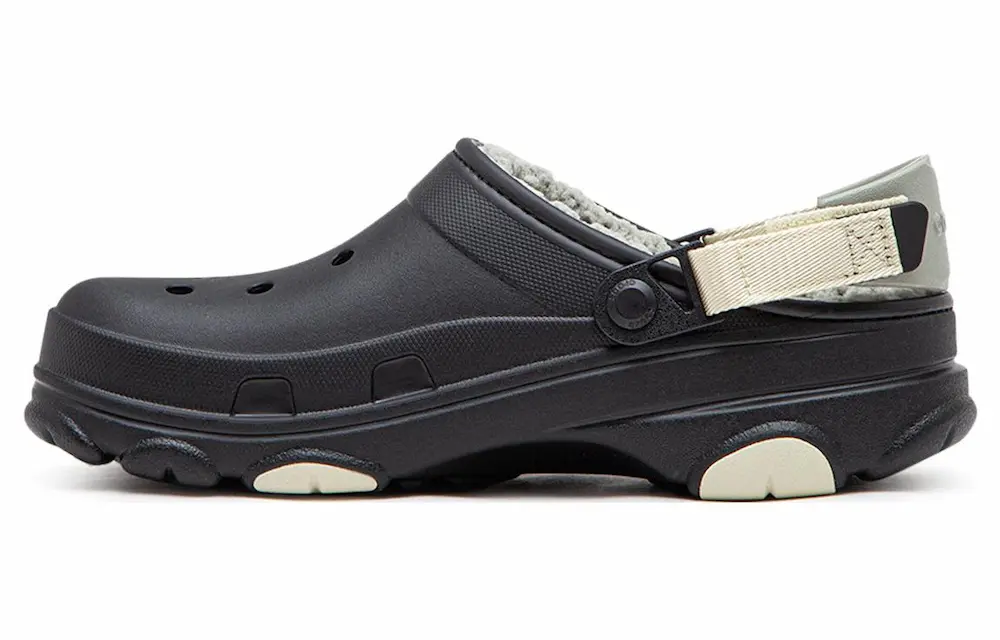 CROCS ALL TERRAIN LINED CLOG BLACK WHITE | AREA 02 — 亞洲指標潮流文化交易所