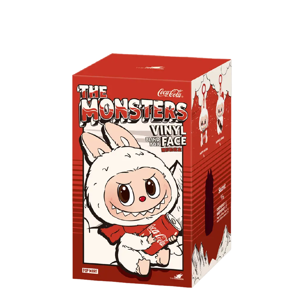 POP MART THE MONSTERS COCA COLA LABUBU SOFT VINYL FACE BLIND BOX SINGLE ...