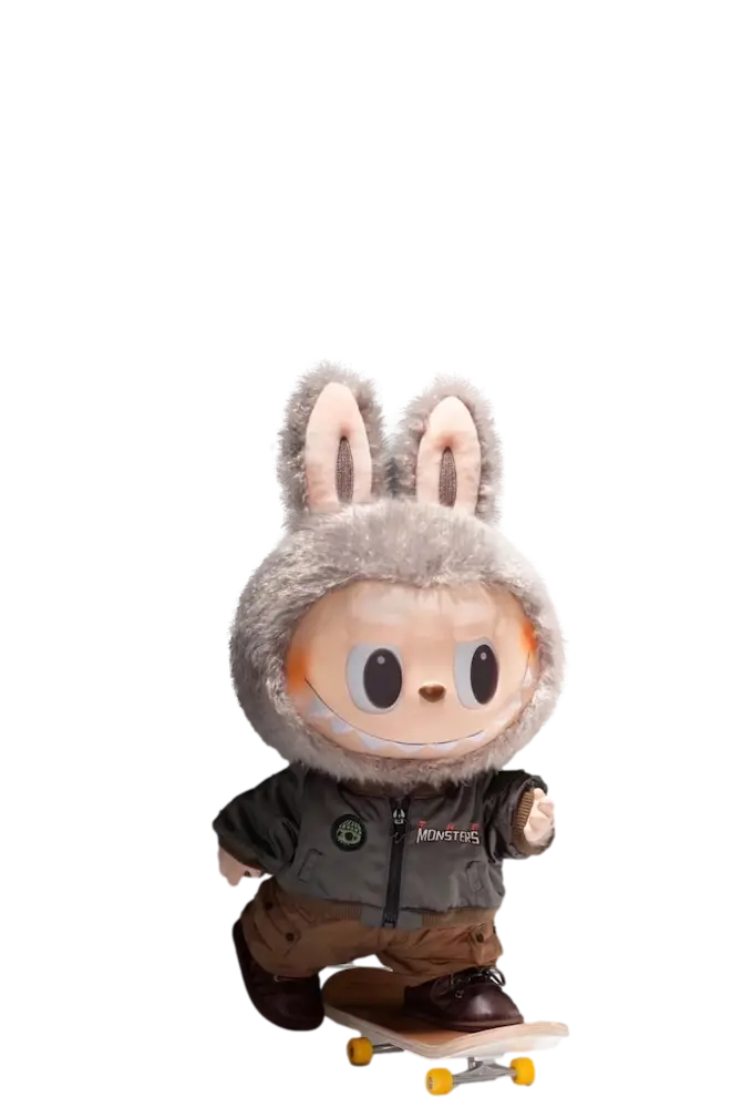 拉布布 糖膠毛絨公仔 滑板造型 JUMP FOR JOY | AREA 02 — 亞洲指標潮流文化交易所