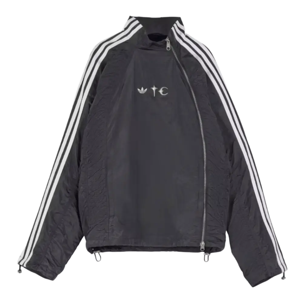 THUG CLUB WOVEN TRACK TOP BLACK SILVER METALLIC | AREA 02 — 亞洲指標潮流文化交易所