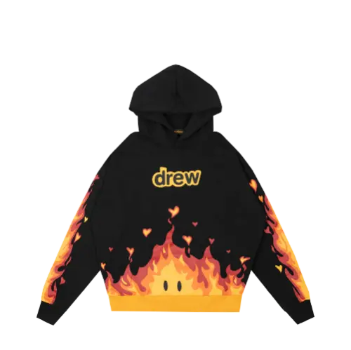 DREW HOUSE FIRE HOODIE BLACK | AREA 02 — 亞洲指標潮流文化交易所