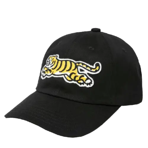 HUMAN MADE 6 PANEL TWILL #4 TIGER CAP BLACK | AREA 02